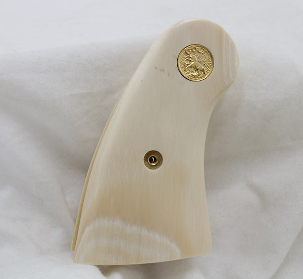 COLT PYTHON MAMMOTH IVORY GRIPS WITH GOLD MEDALLIONS A-2479 – Gunner ...